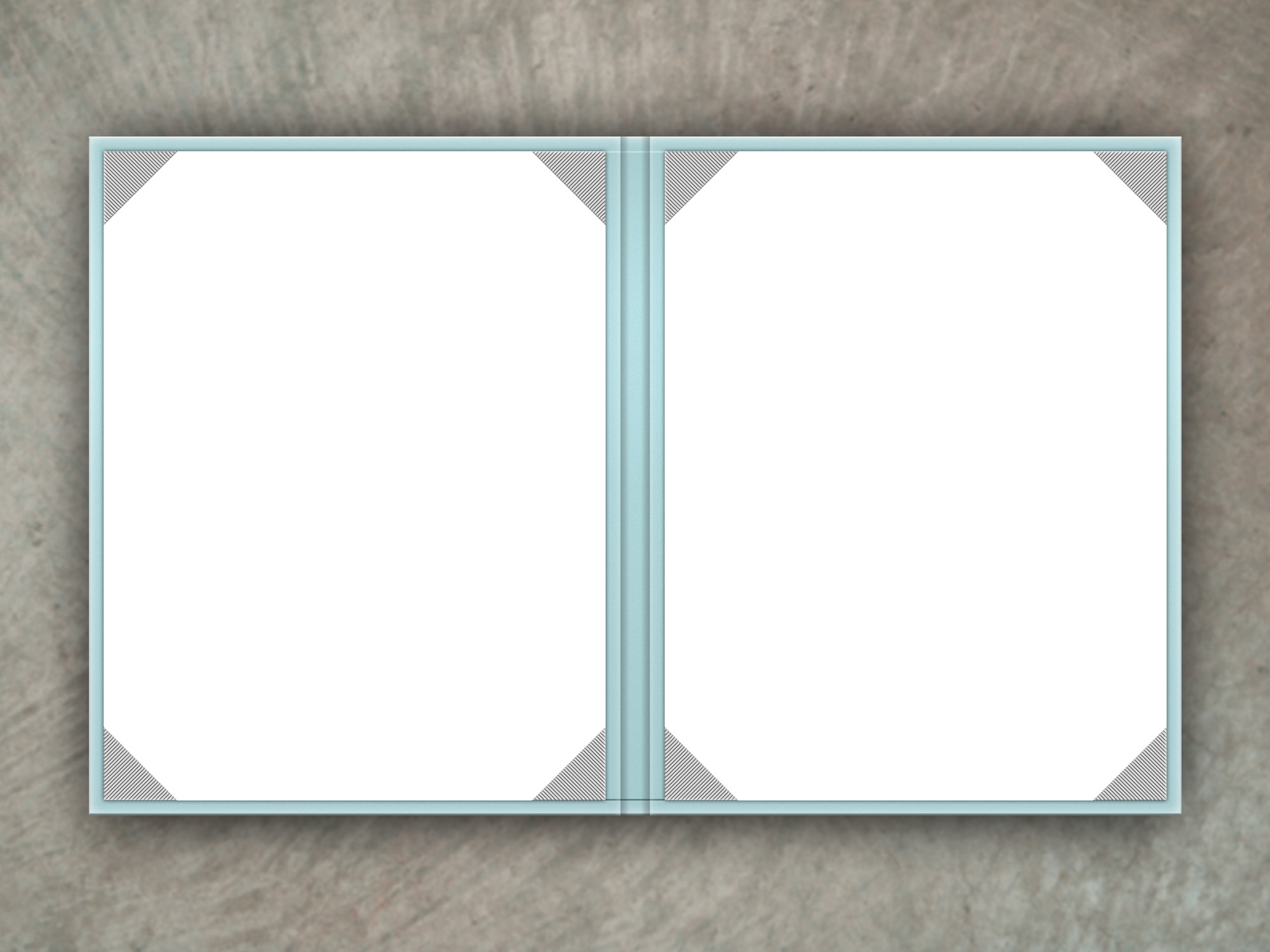 Formal Menu Cover (#0005) - Cleveland Menu Printing