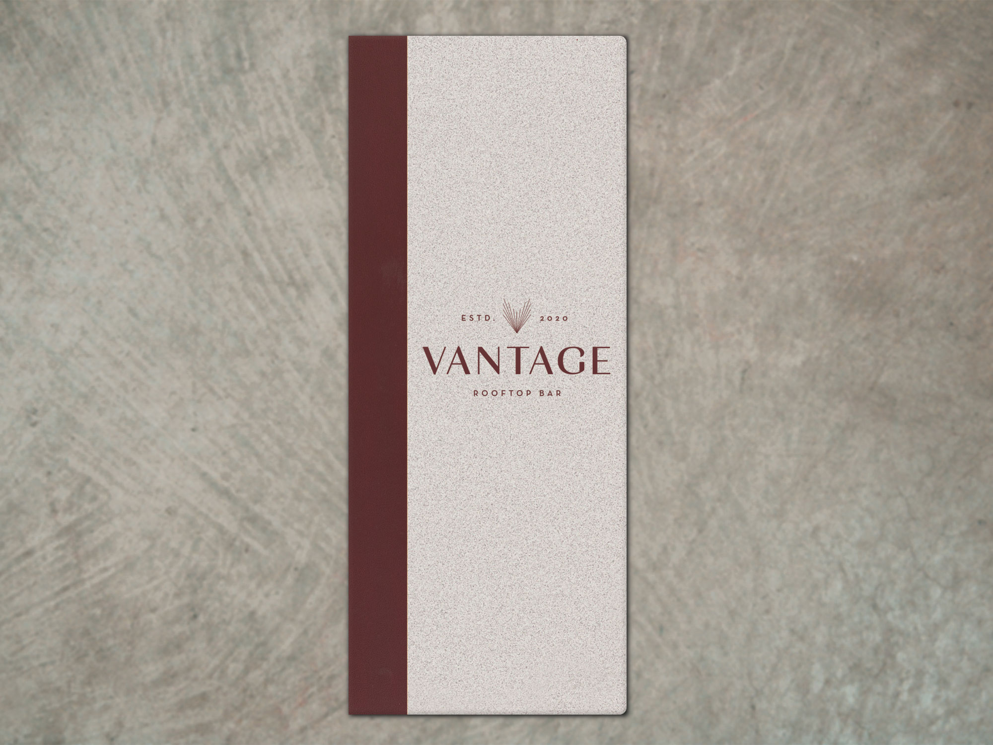 Bar / Cocktail / Dessert Menu (#0132) - Cleveland Menu Printing