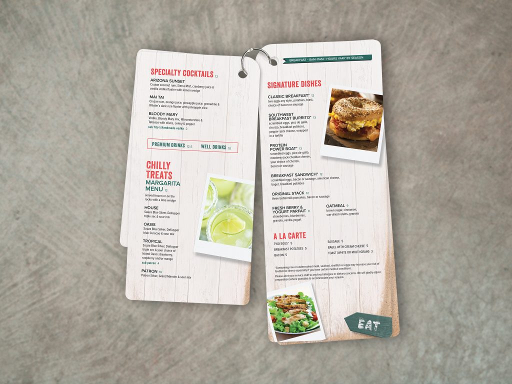 Pool Menu (#0146) - Cleveland Menu Printing