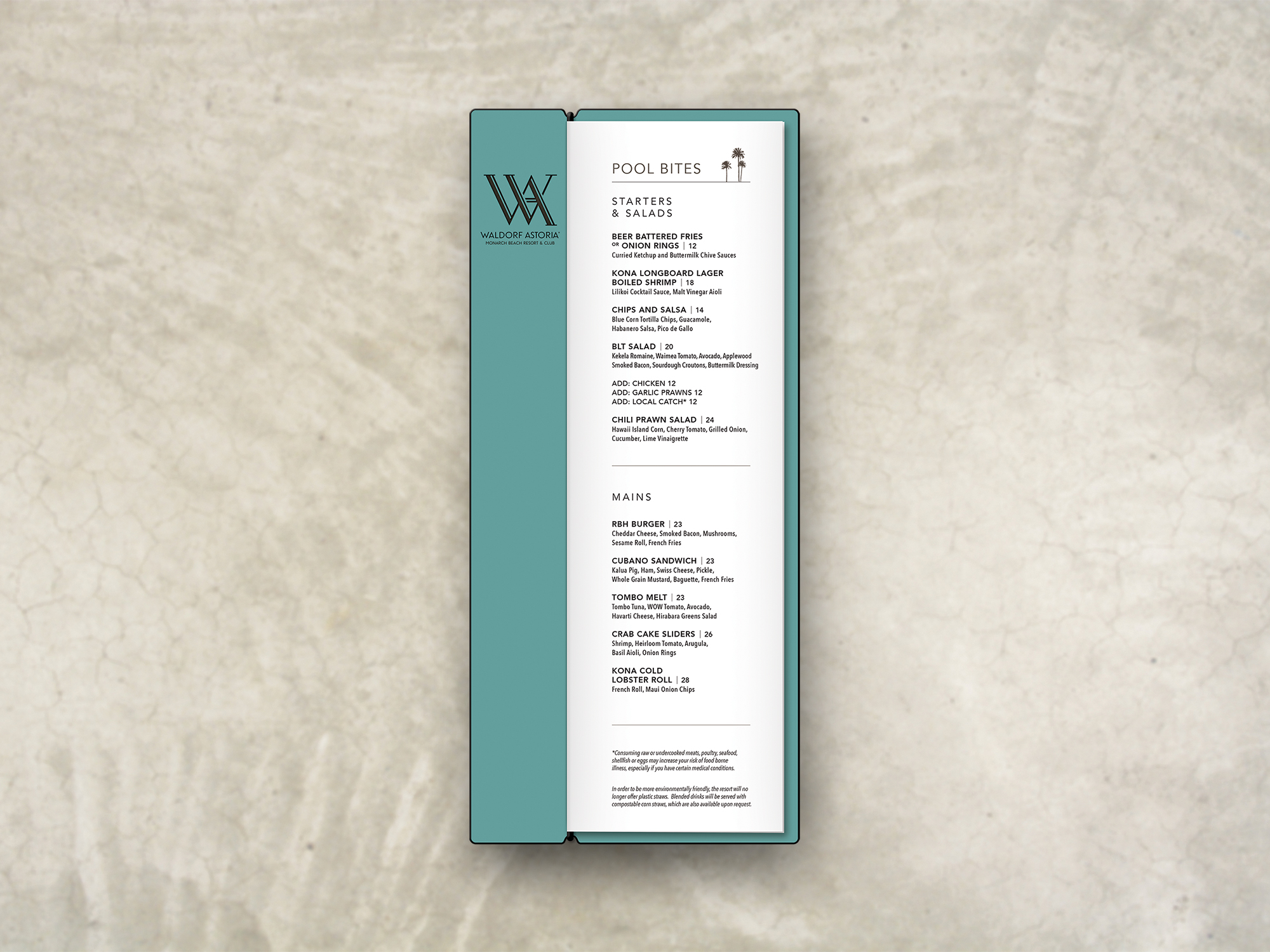 Pool Menu (#0173) - Cleveland Menu Printing