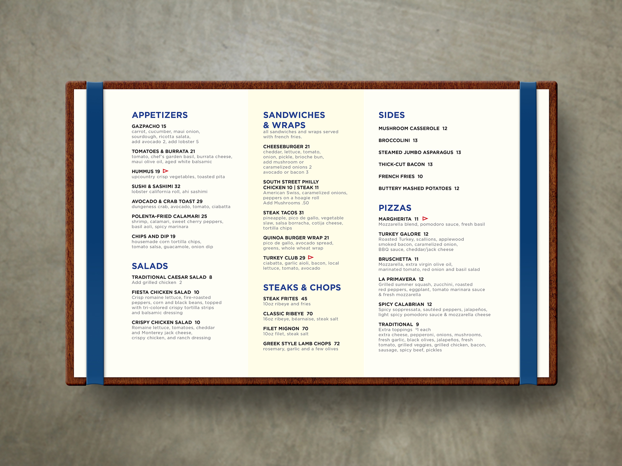 Menu Board (#0195) - Cleveland Menu Printing