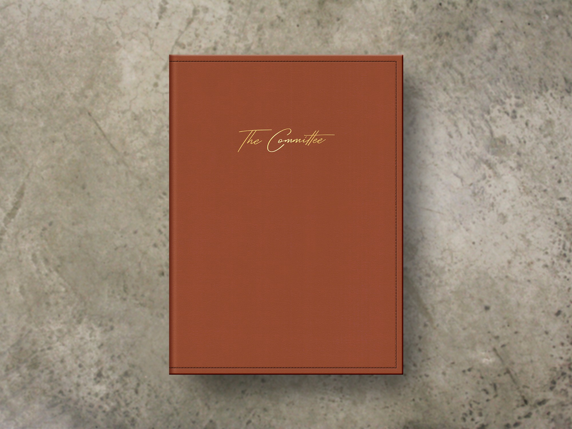 Formal Menu Cover (#0218) - Cleveland Menu Printing