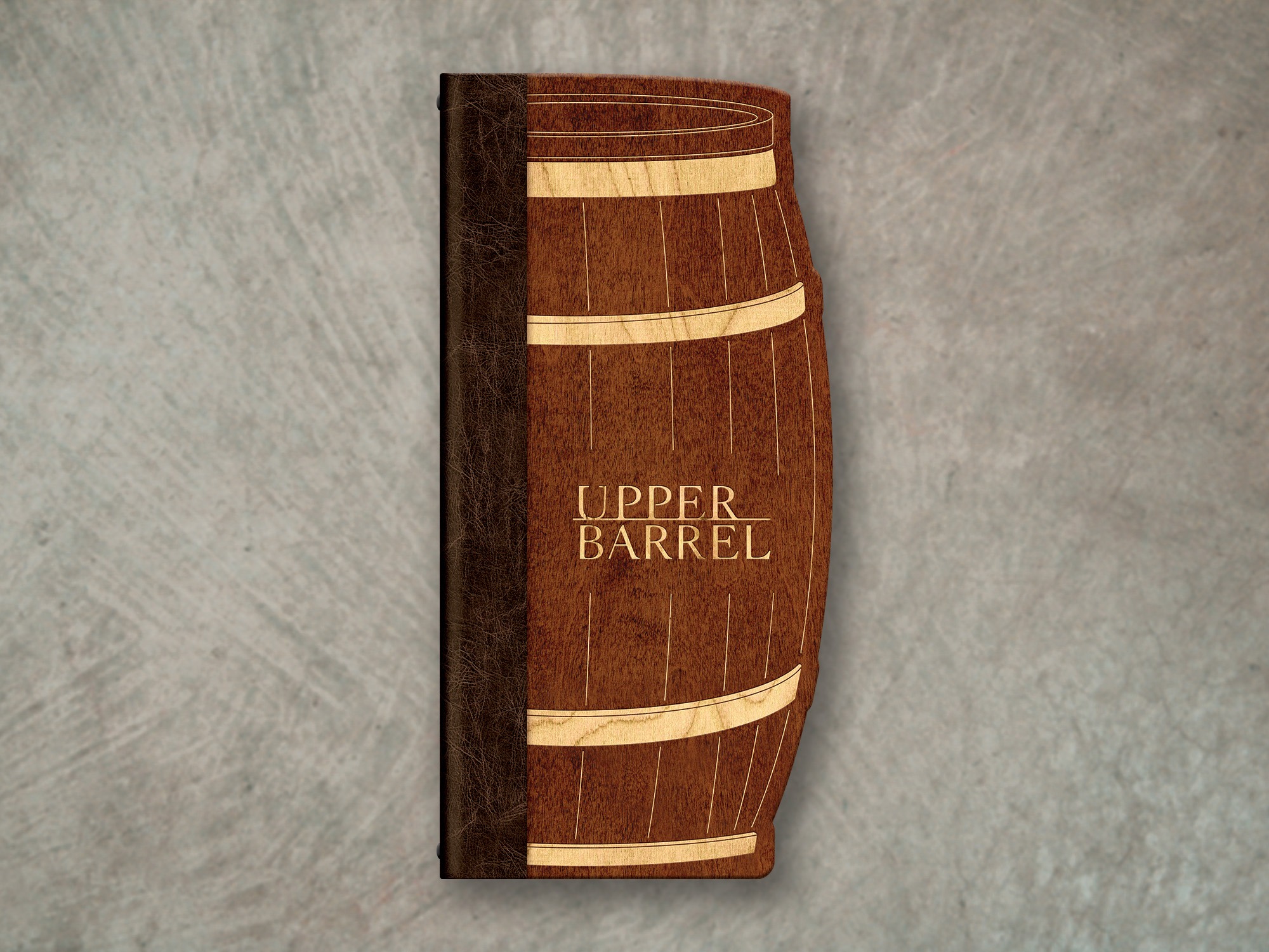 Formal Menu Cover (#0235) - Cleveland Menu Printing
